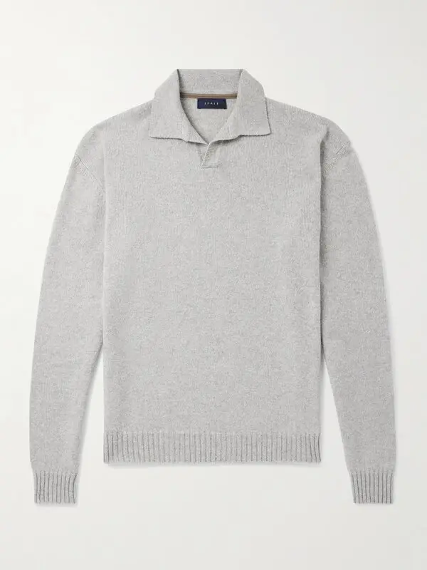 Sease Cashmere Polo Sweater