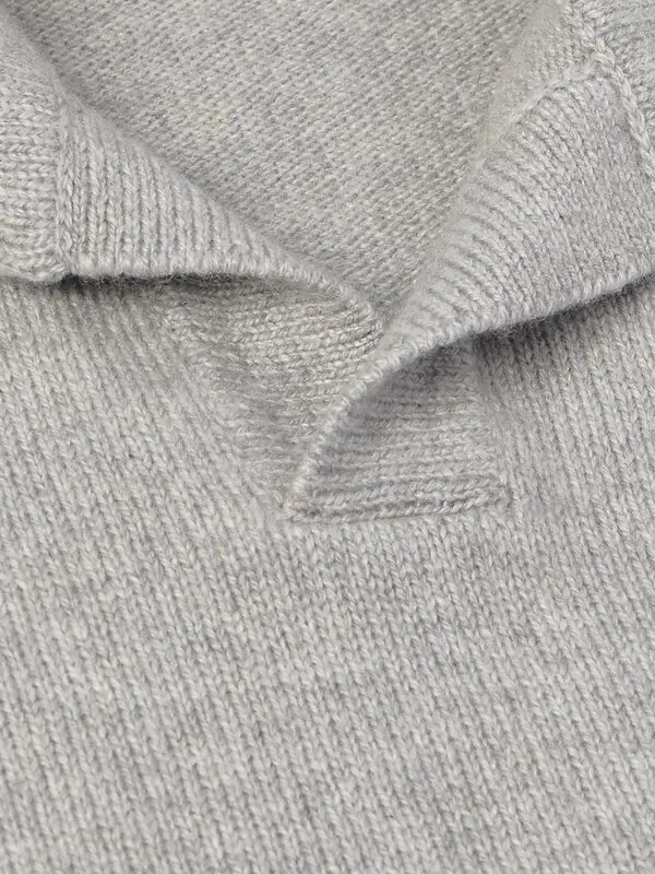 Sease Cashmere Polo Sweater