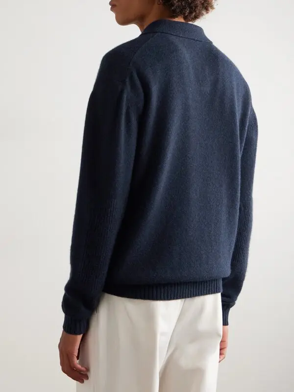 Sease Cashmere Polo Sweater