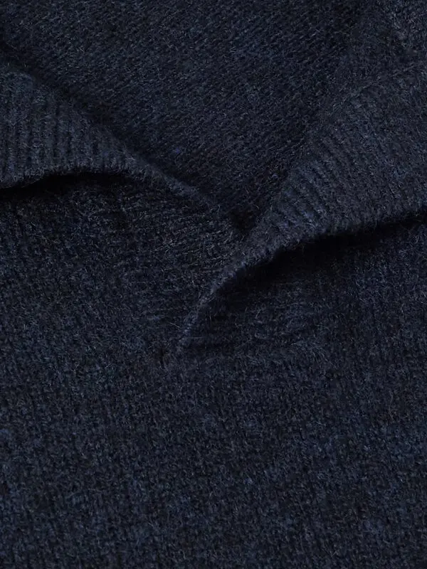 Sease Cashmere Polo Sweater