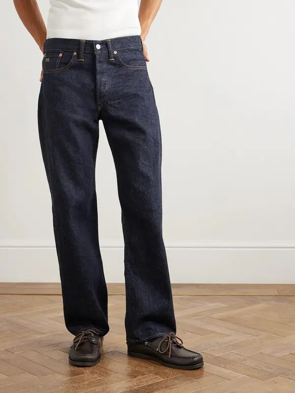 Ralph Lauren Straight-leg Selvedge Denim Jeans
