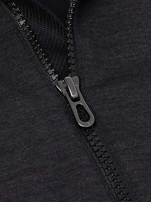 Sease Explorer Ripstop-trimmed Virgin Wool-blend Sweatshirt - Black