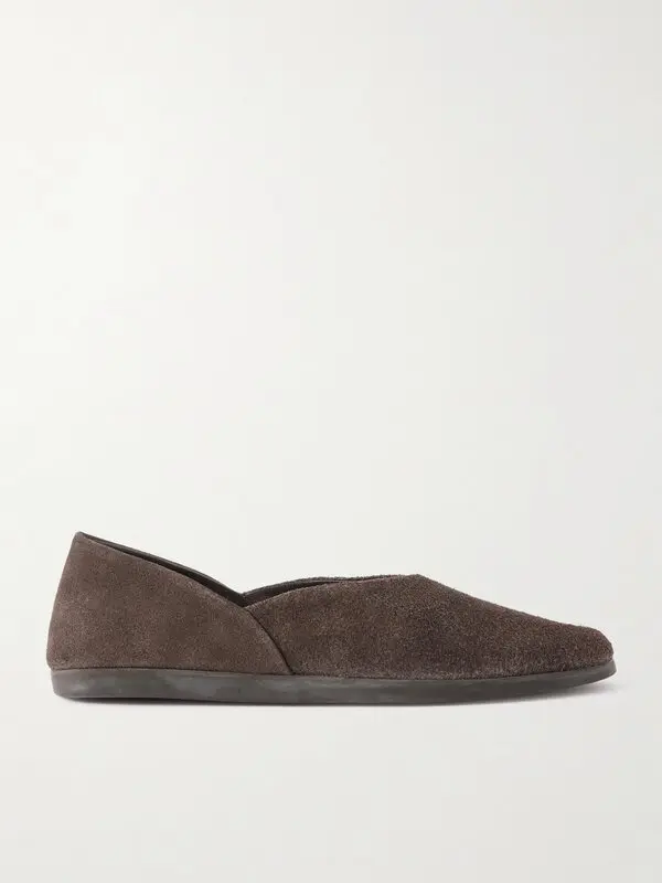 STOFFA Suede Slippers