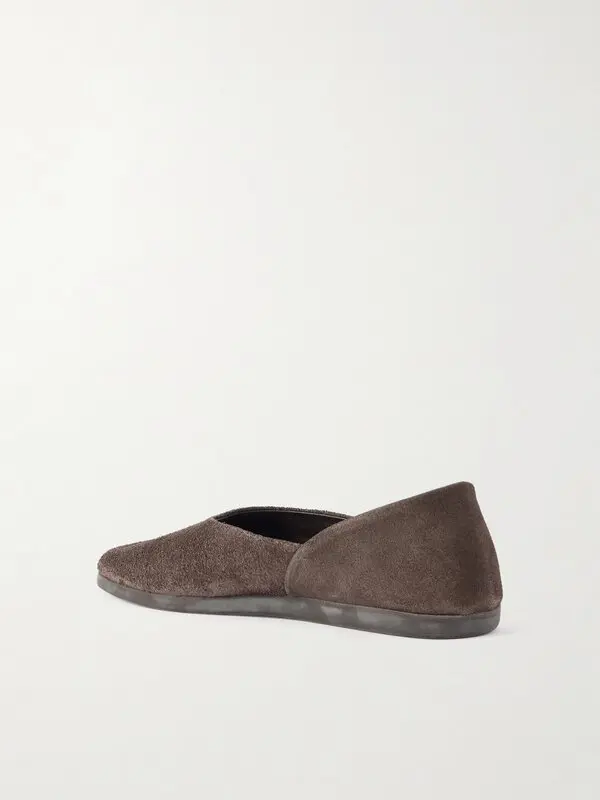 STOFFA Suede Slippers