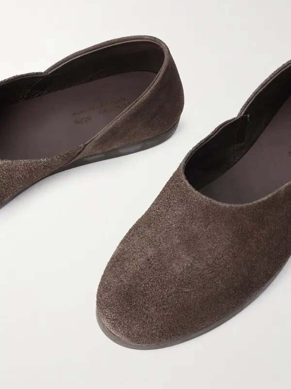 STOFFA Suede Slippers