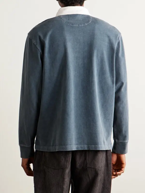 CORRIDOR Rugby Cotton-jersey Polo Shirt