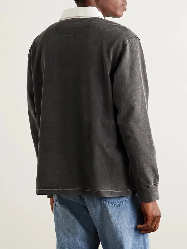 CORRIDOR Rugby Cotton-jersey Polo Shirt