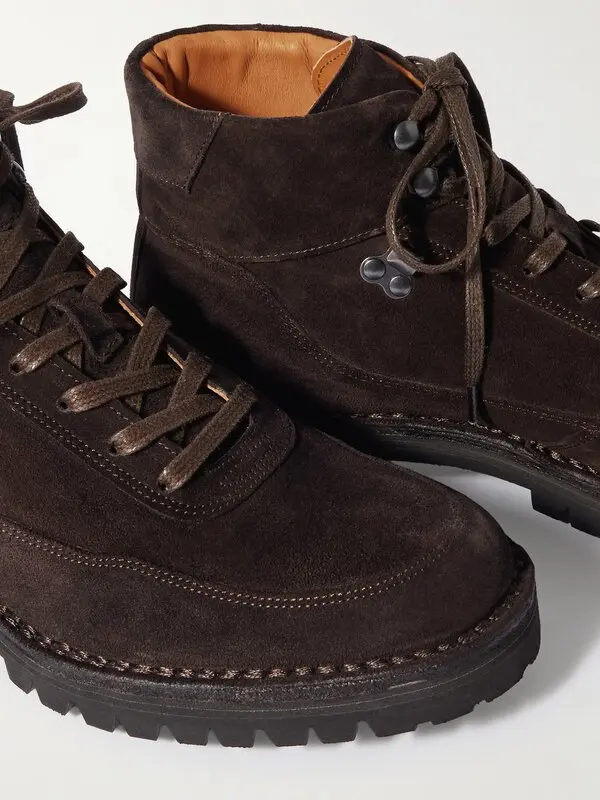 Mr P. Suede Lace-up Boots