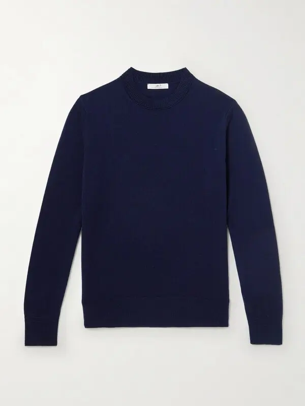 Mr P. Curtis Cashmere Sweater - Blue