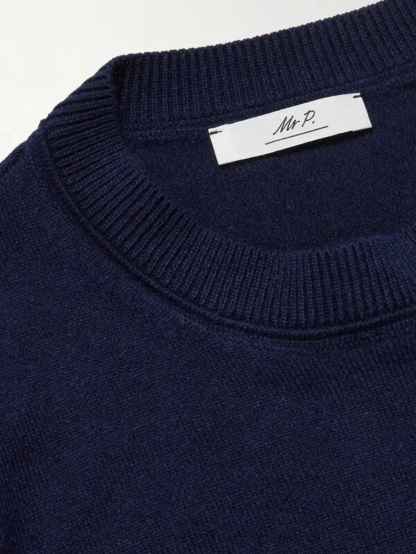 Mr P. Curtis Cashmere Sweater - Blue