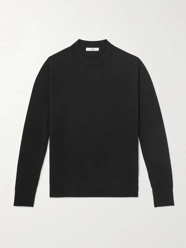 Mr P. Curtis Cashmere Sweater - Black