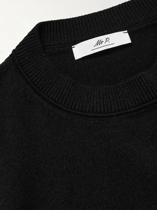 Mr P. Curtis Cashmere Sweater - Black