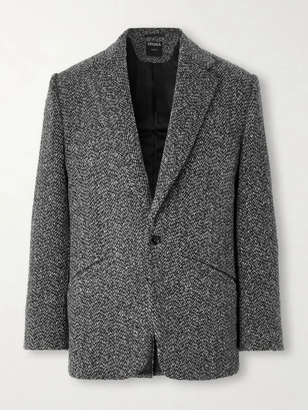 Zegna Wool And Cashmere-blend Suit Jacket