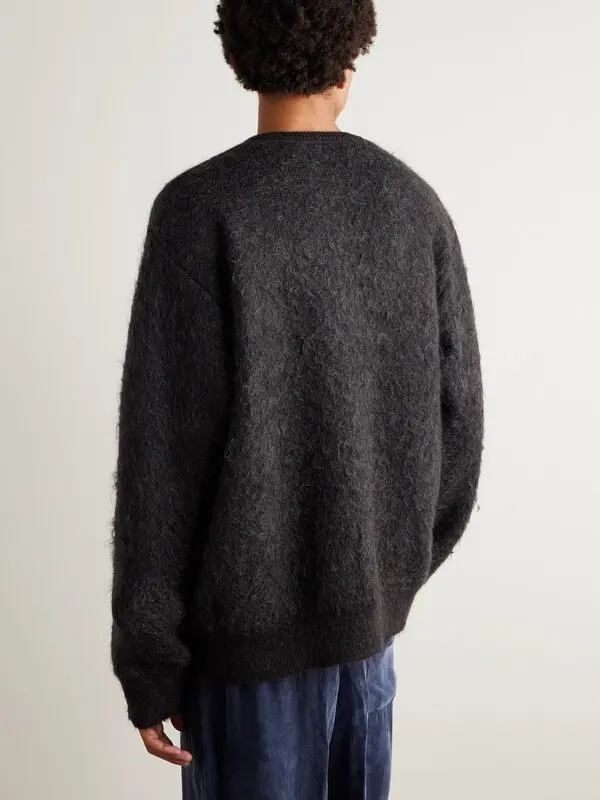 SSSTEIN Brushed-knit Cardigan