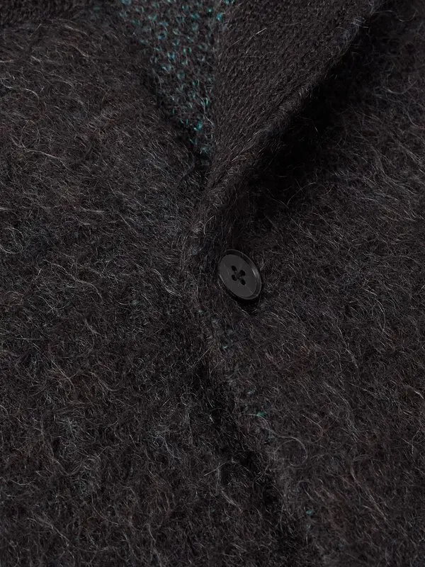 SSSTEIN Brushed-knit Cardigan