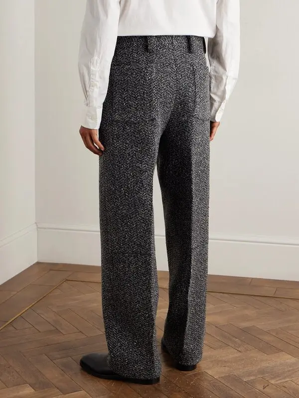 Zegna Straight-leg Wool And Cashmere-blend Suit Trousers
