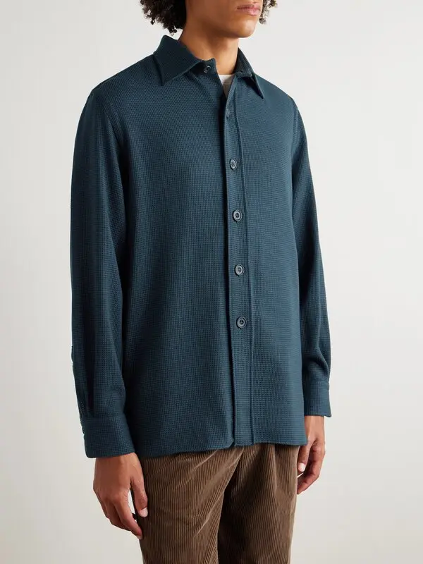 Rubinacci Blanket Wool Shirt