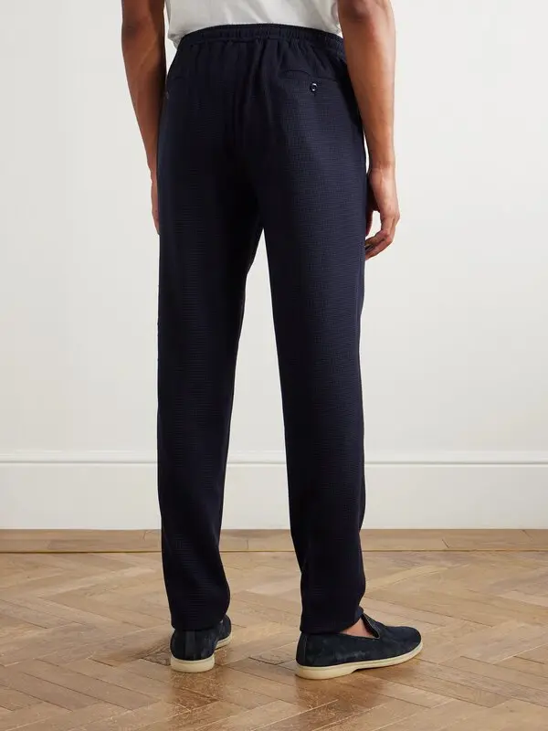 Rubinacci Straight-leg Pleated Super 130s Wool Trousers