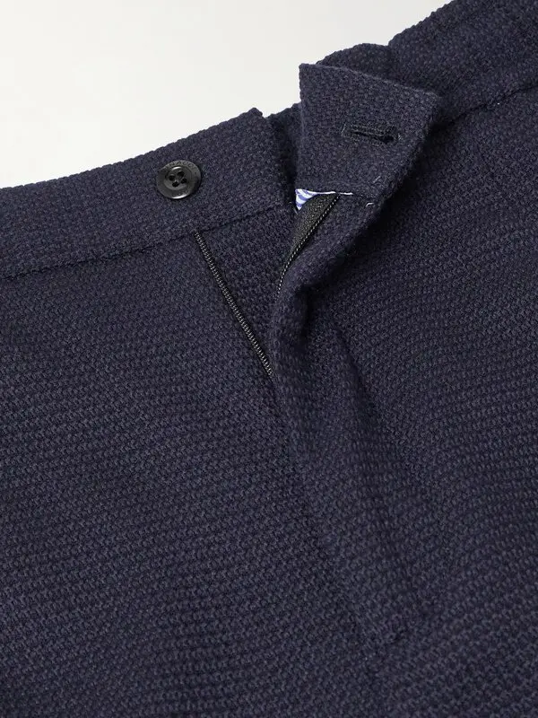 Rubinacci Straight-leg Pleated Super 130s Wool Trousers