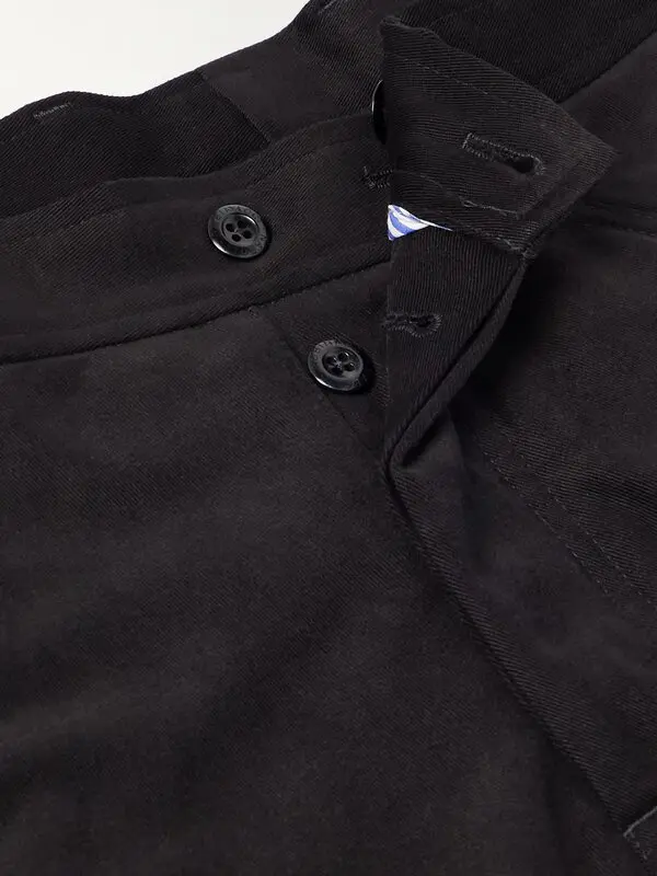 Rubinacci Straight-leg Cotton-moleskin Trousers