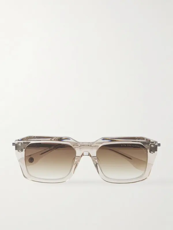Dita Detron Square-frame Sunglasses - Brown