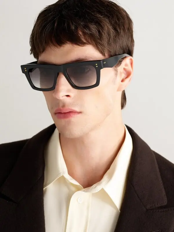 Dita Mastix Square-frame Sunglasses - Black