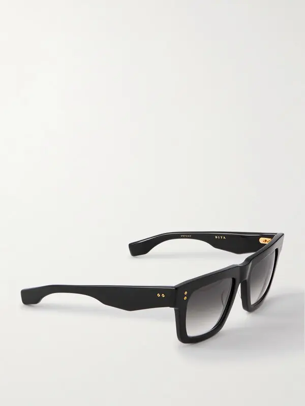 Dita Mastix Square-frame Sunglasses - Black