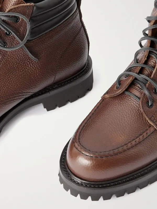 YUKETEN Salvia Full-grain Leather Boots