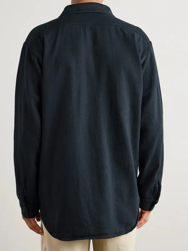 ORSLOW Organic Cotton-flannel Shirt - Blue