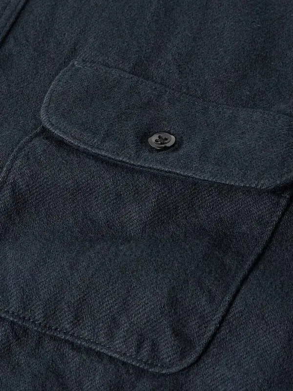 ORSLOW Organic Cotton-flannel Shirt - Blue