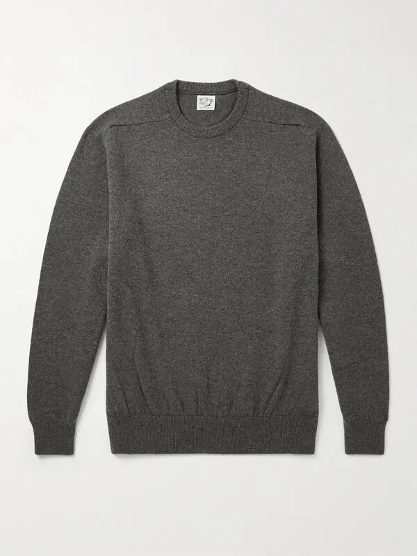 ORSLOW Wool Crewneck Sweater - Brown