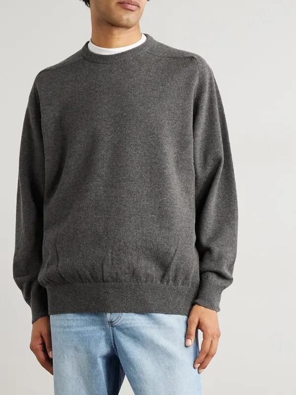 ORSLOW Wool Crewneck Sweater - Brown