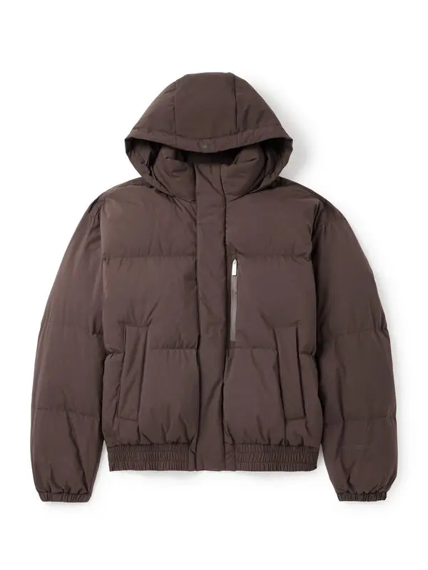 Herno Quilted Shell Down Hooded Jacket