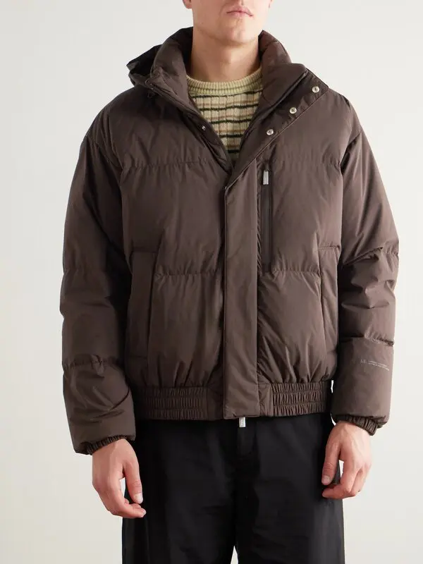 Herno Quilted Shell Down Hooded Jacket