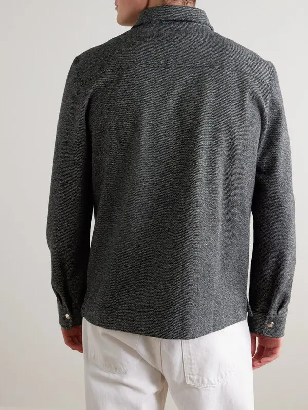Mr P. Twill Overshirt - Gray