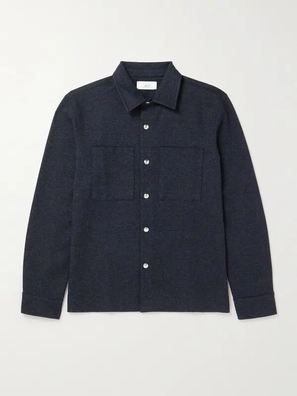 Mr P. Twill Overshirt - Blue
