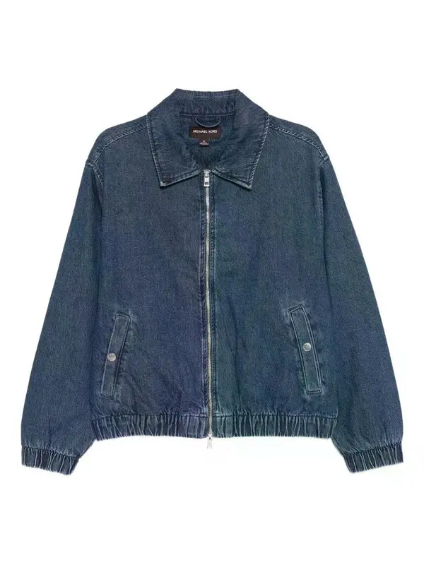 Michael Kors Denim Zip-up Jacket