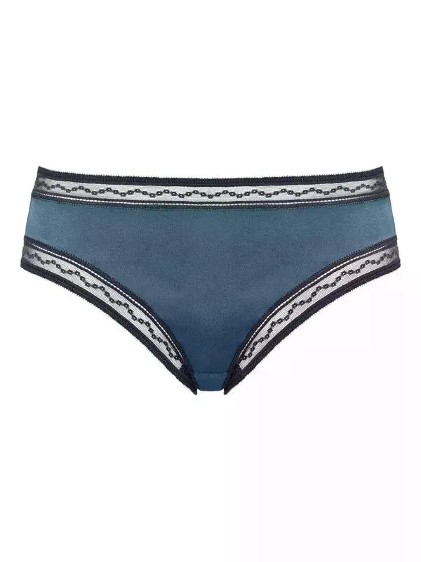 ERES Inspirée Lace-trimmed Briefs - Blue