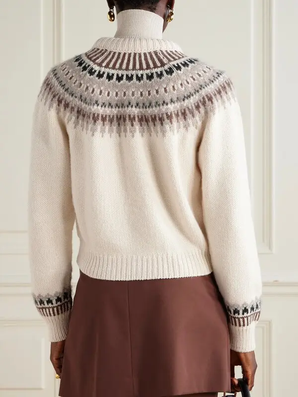 Doo.Ri Clarke Fair Isle Wool-blend Cardigan