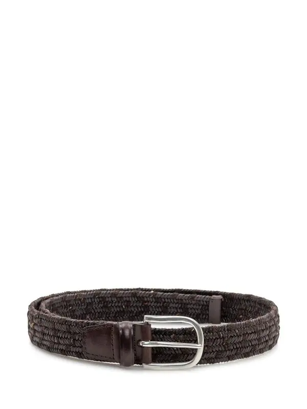 ORTIGNI Braided Belt - Brown