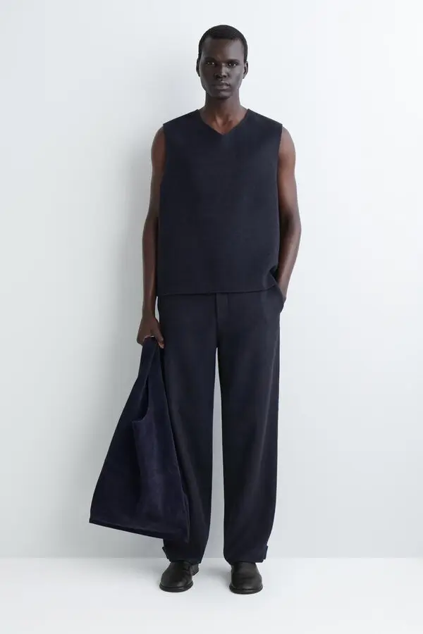 Cos Double-faced Wool V-neck Tank