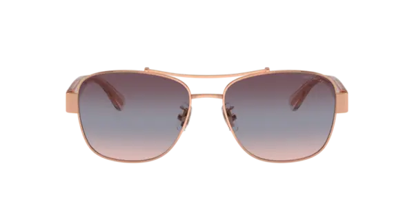 COACH Pilot Sunglasses - Shiny Rose Gold