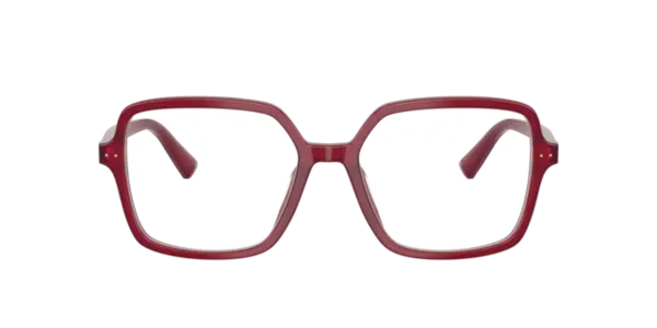 JIMMY CHOO Square Eyeglasses - Opaline Cranberry