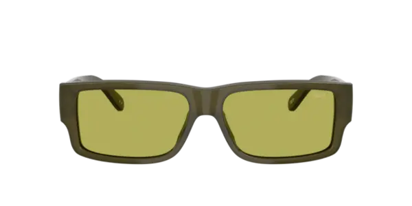 DIESEL® Rectangle Frame Sunglasses - Green