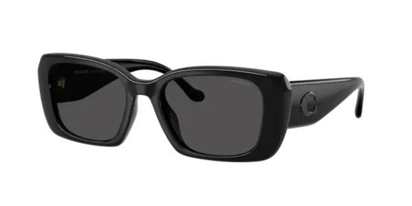 COACH Square Frame Sunglasses - Black