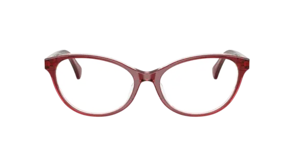 Ralph Lauren Oval Optical Glasses - Transparent Dark Burgundy