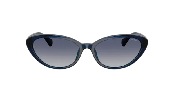 Ralph Lauren Butterfly Frame Sunglasses - Dark Transparent Blue