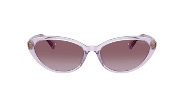 Ralph Lauren Butterfly Frame Sunglasses - Transparent Violet