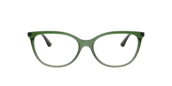 VOGUE Oval Eyeglasses - Gradient Green,transparent Green