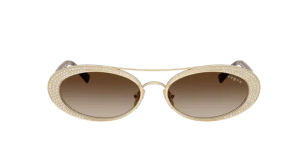 VOGUE Eyewear Vo4348sb Oval Sunglasses - Pale Gold